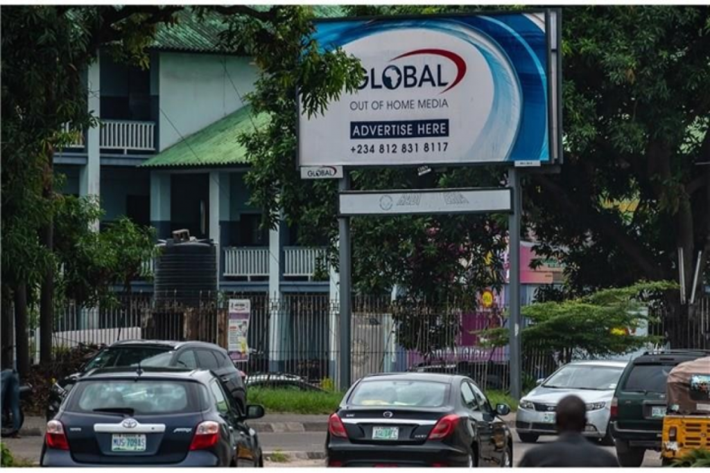 48 Sheet Billboard At Obalende-Ikoyi Road, Lagos, Nigeria. | Optimum Billboards