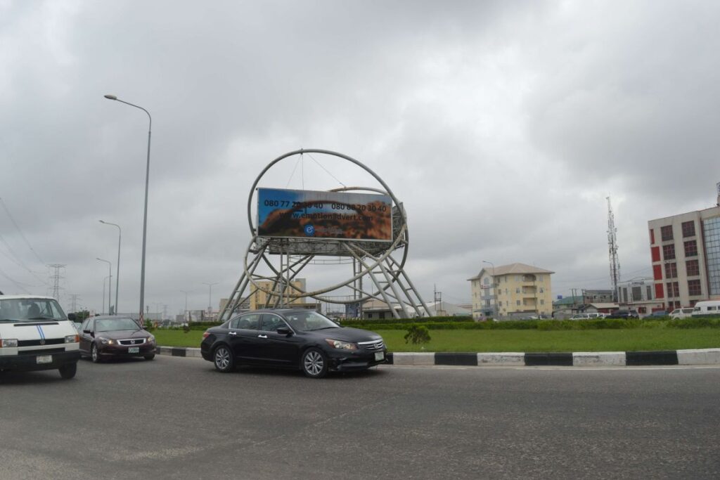 Mega Billboard At Maruwa Bus Stop, Lekki Lagos - Optimum Billboards