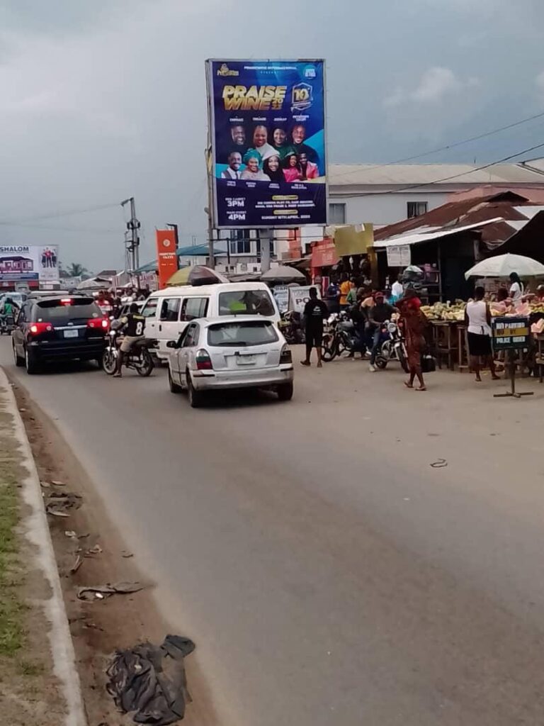 Portrait Billboard at Igwuruta Roundabout, Portharcourt,Nigeria